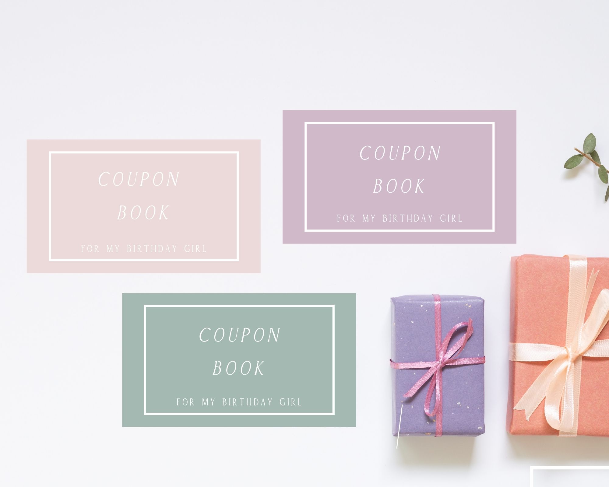 Birthday Coupons for Kids Printable by Dear Jane Paper