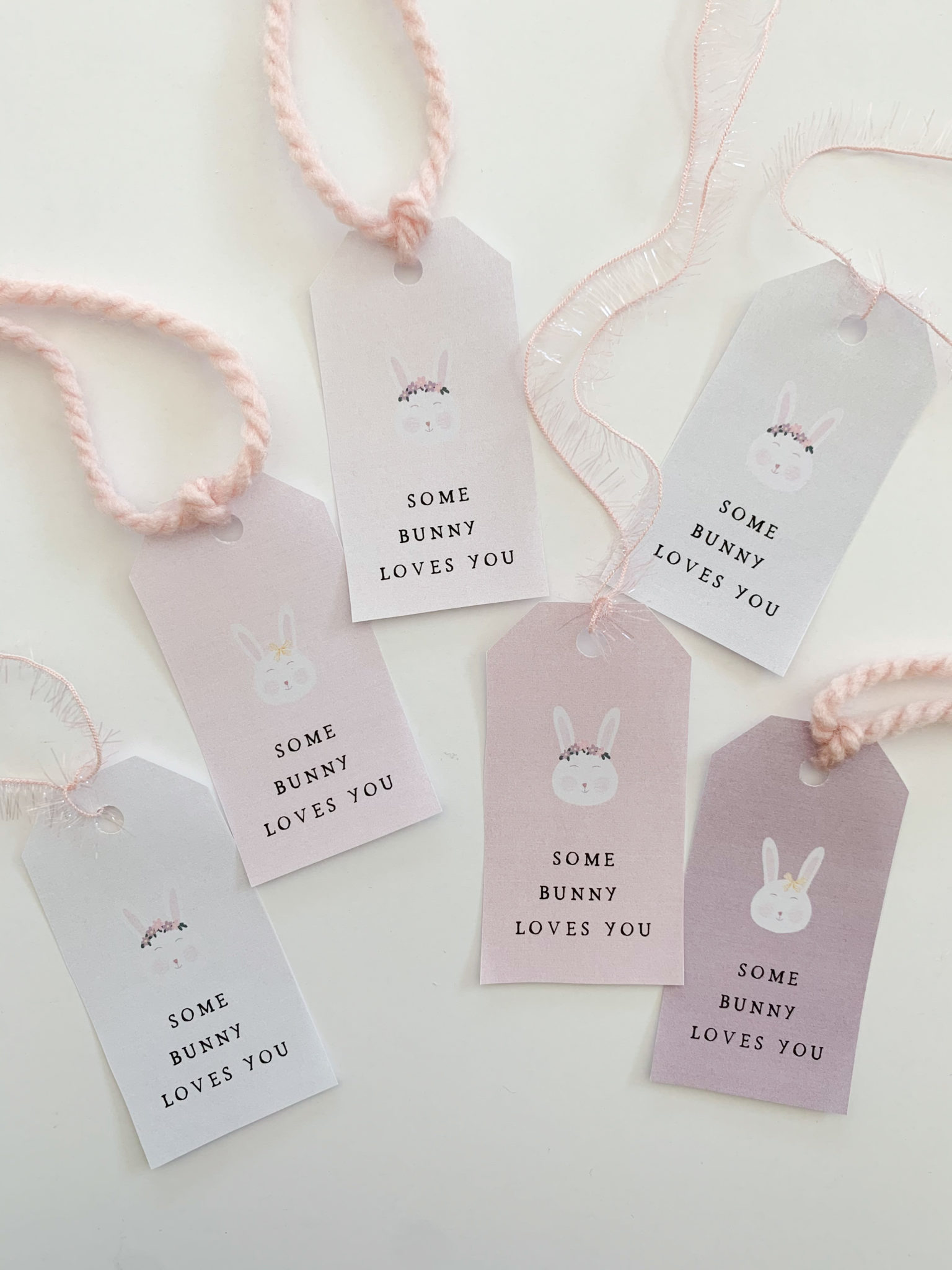 Free Easter Bunny Tags - dearjanepaper.com
